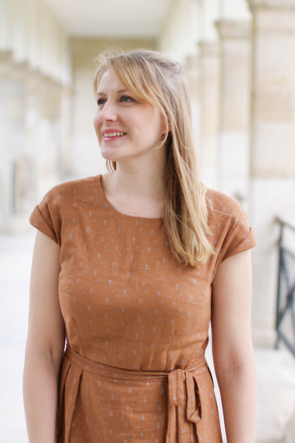 La robe Leaf au caramel - Atelier Svila