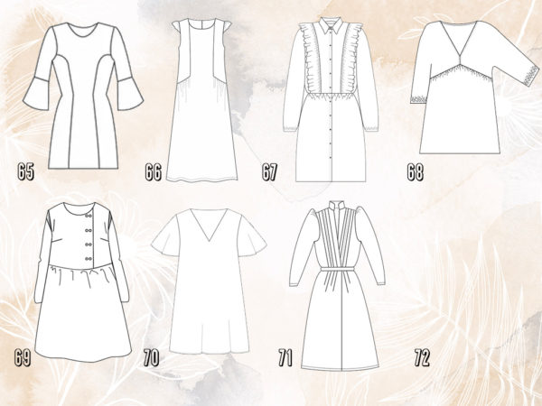 TOP 200 / PATRONS DE ROBES AUTOMNE/HIVER - Atelier Svila