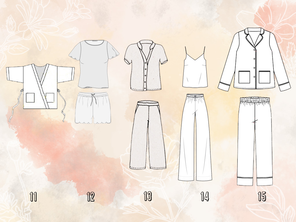 TOP 20 / PATRONS DE PYJAMAS - Atelier Svila